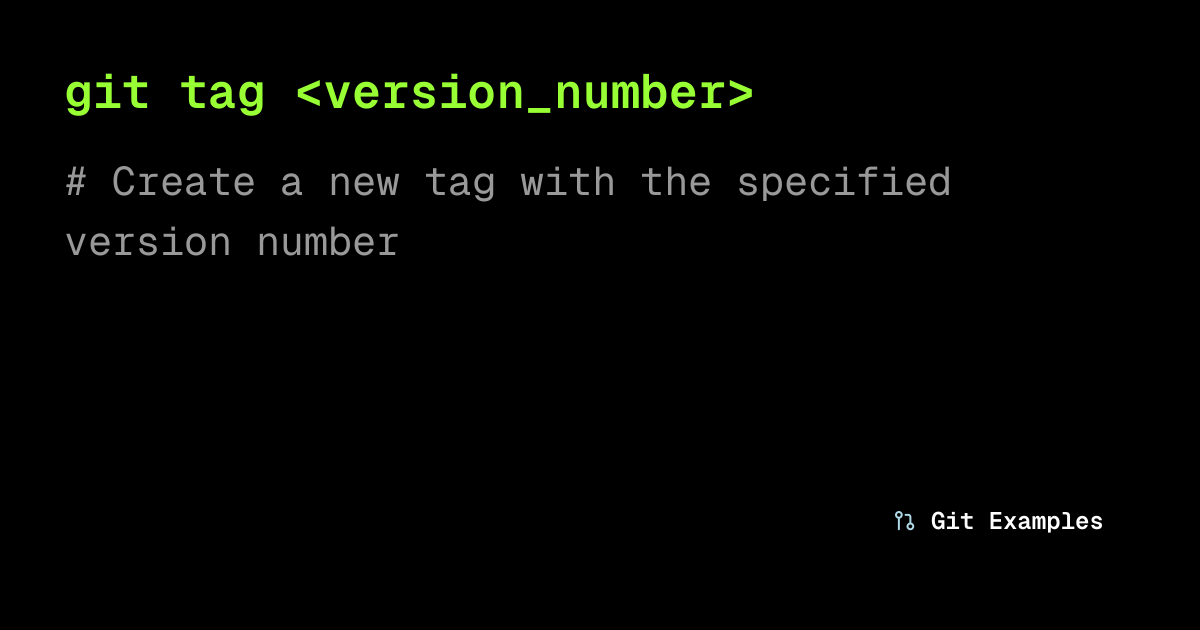 git tag