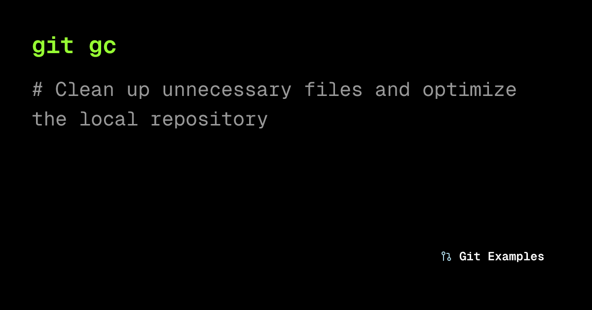 git gc