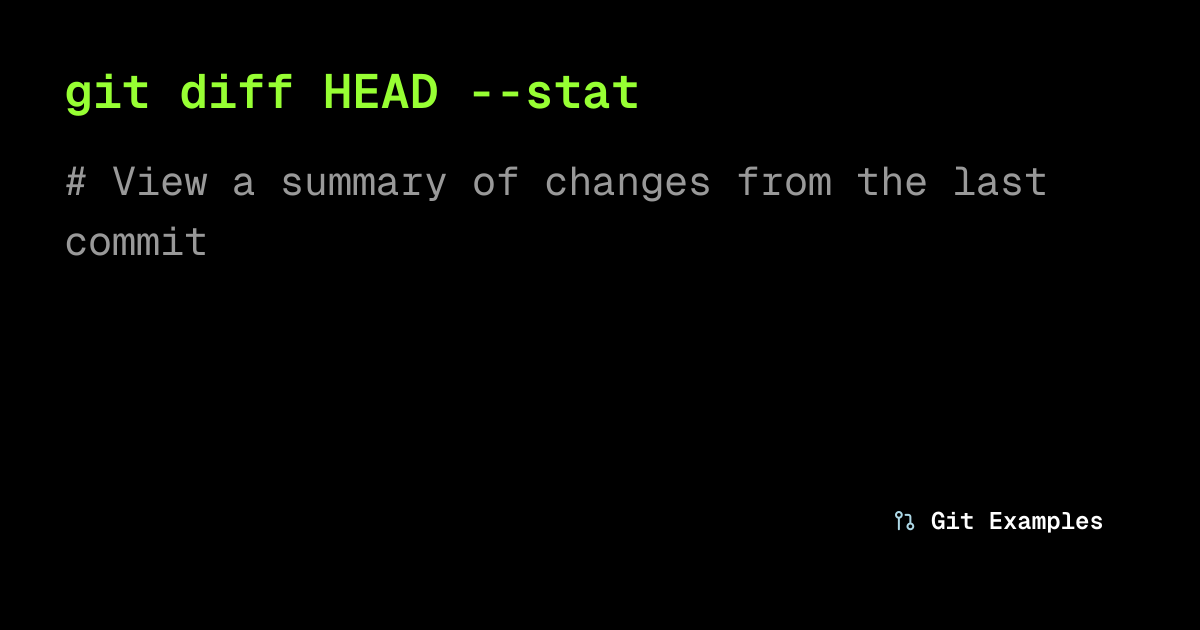 git diff HEAD --stat