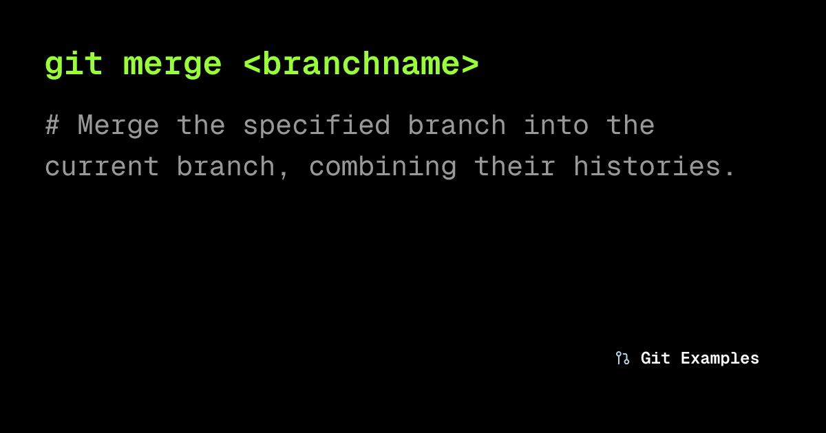 git merge